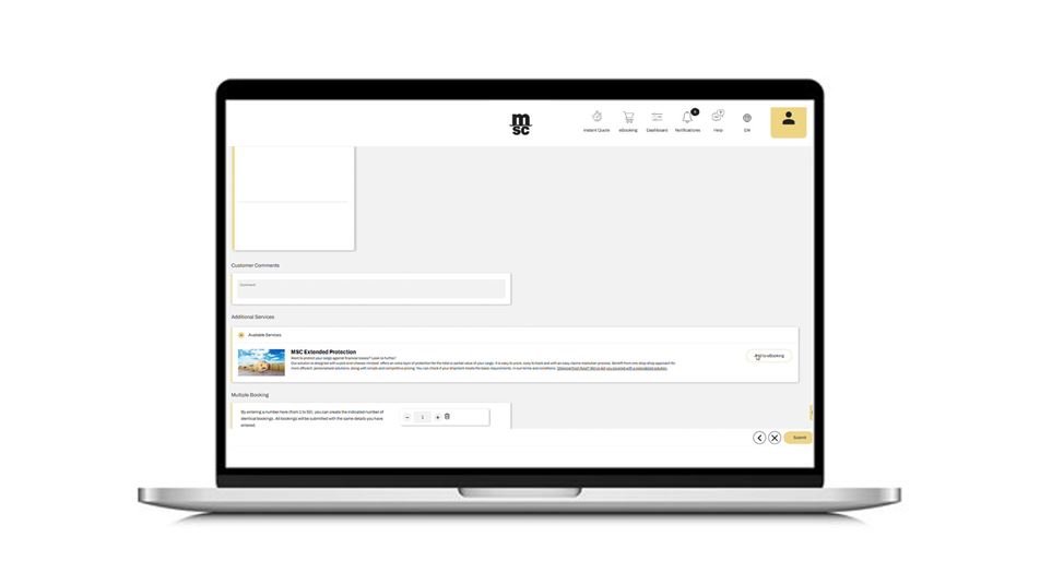 Extended Cargo Protection | MSC