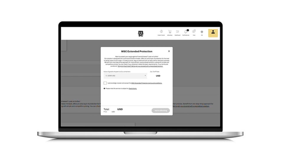Extended Cargo Protection | MSC